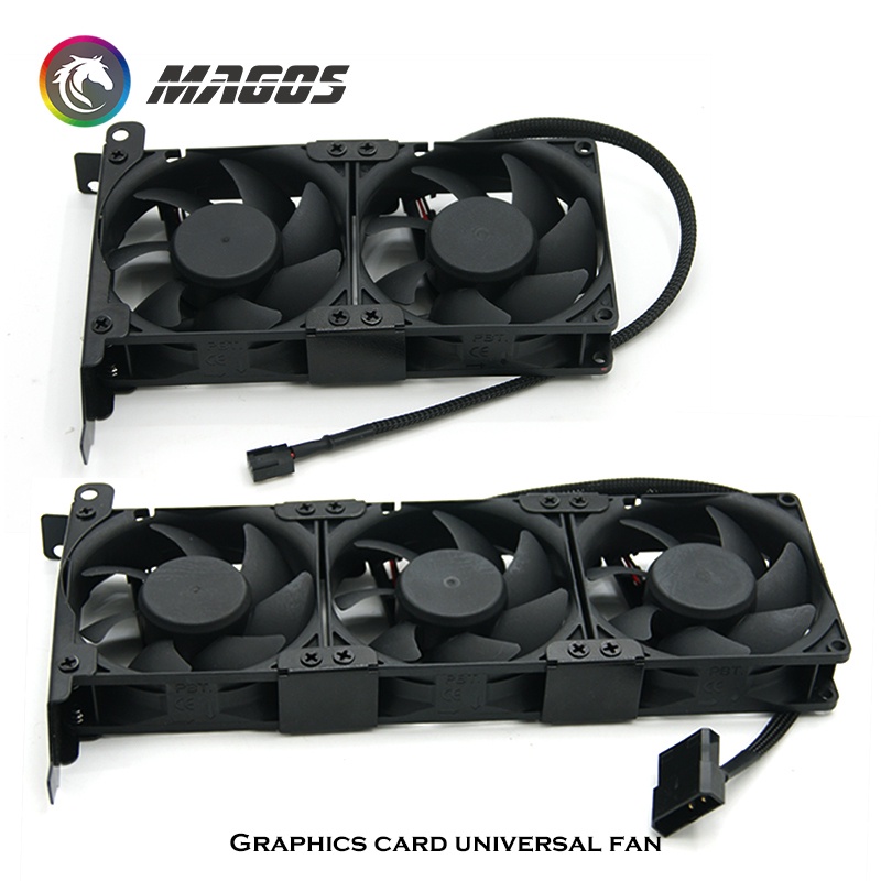 PC VGA COOLER GPU Cooling Fan 8025 PCI GPU Companion 2 Fans & 3 Fans ...
