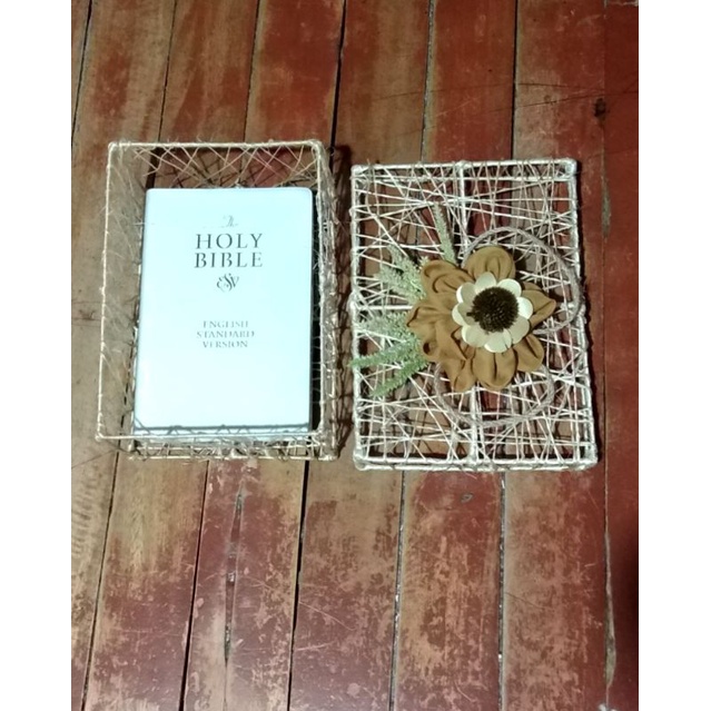 Rustic Bible Box for Wedding( BOX ONLY BIBLE NOT INCLUDED) | Shopee ...