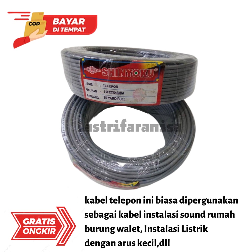 Shinyoku Cable 100 Meters Outdoor Cable Swallow Cable 50 Meters Swallow ...