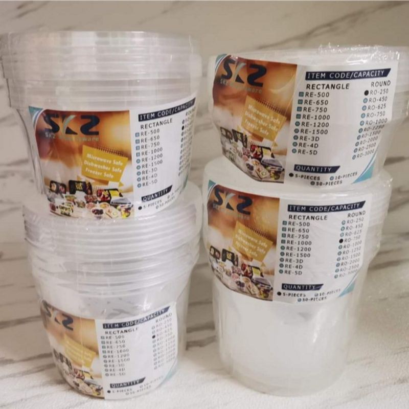 PLASTICWARE//RO-250=RO-450=RO-625=5pcsRO-750= | Shopee Philippines