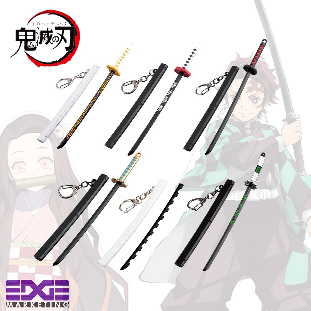 Anime Kimetsu No Yaiba / Demon Slayer Nichirin Blade / Sword 17cm Alloy ...