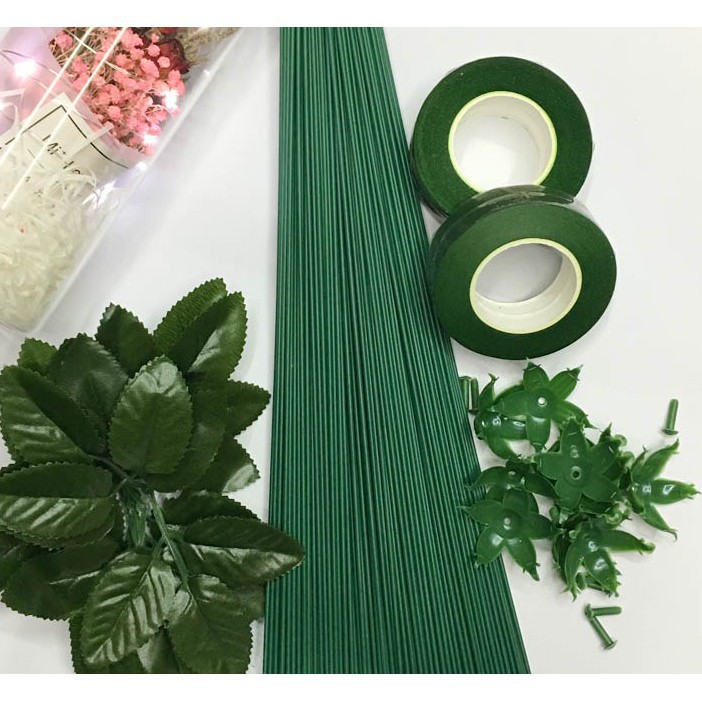 10pcs Flower stems Sticks 25cm /30cm Stem Flower Belt 12mm/Flower Roll ...