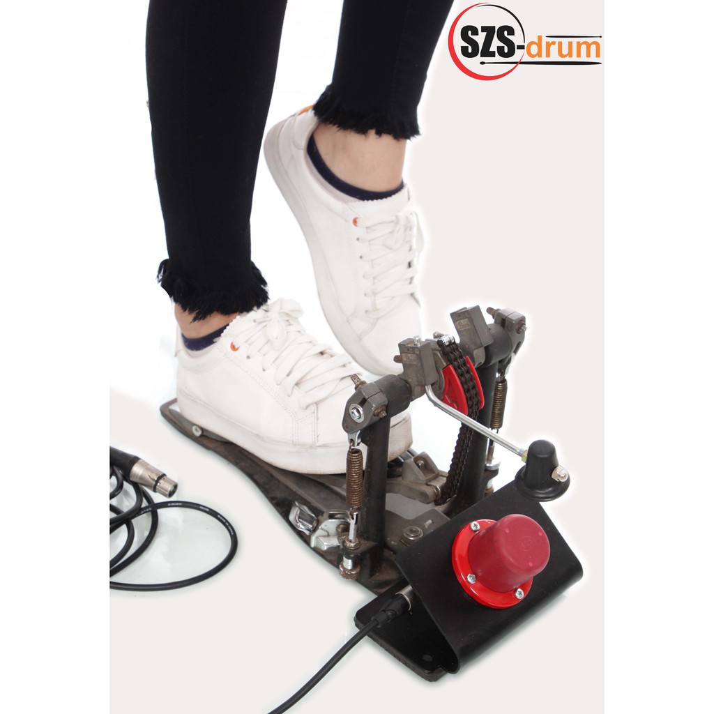 SZS Electric Kick Pad Compact For Single Pedal With Special Beater ...