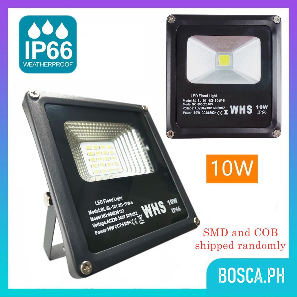 WHS 10W 20W 30W 50W 100W Led Flood Light Ip66 Waterproof Whs Outdoor | Shopee Philippines