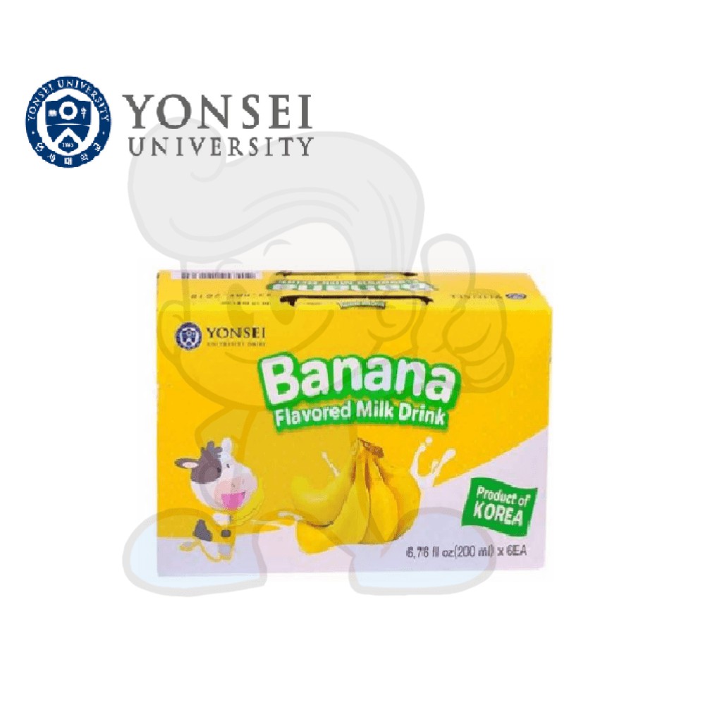 Yonsei Banana Flavored Milk Drink (6 x 190 ml) | Shopee Philippines