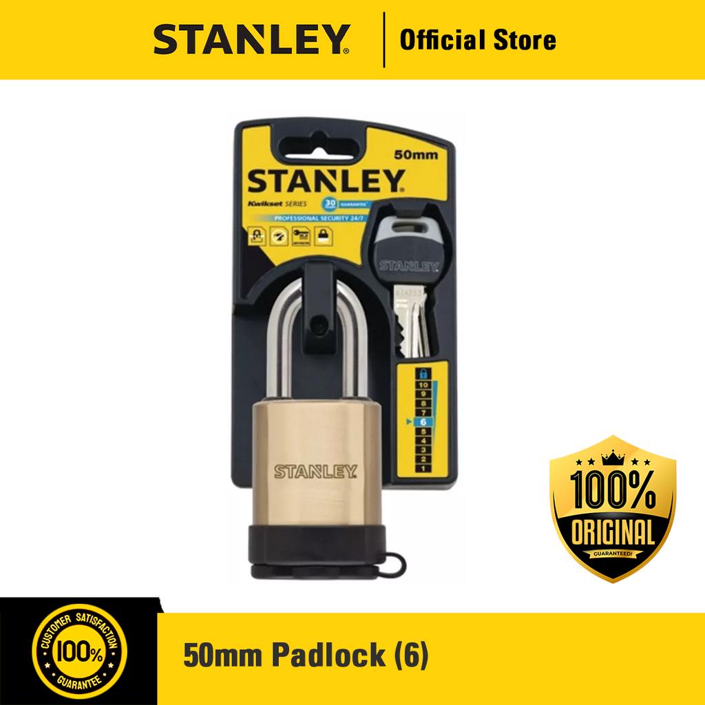 Stanley Solid Brass Padlock 50mm Standard Shackle | Shopee Philippines