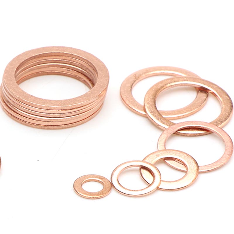 20pcs M5 M6 M8 M10 M12 M14 M16 M18 M20 M22 Solid Copper Washer Shim ...