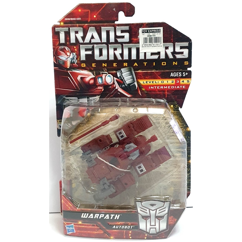 Transformers Generations NEW Warpath Classic Autobot Tank Mode Original ...