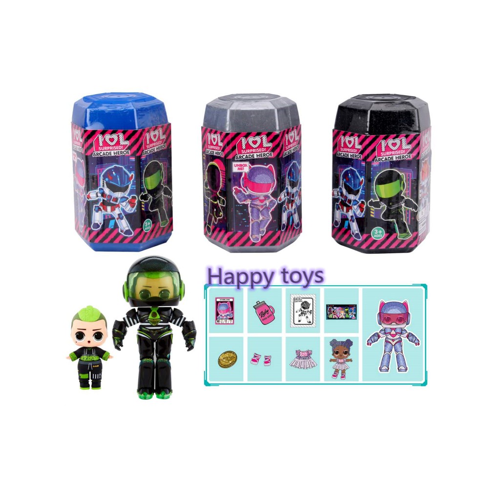 HAPPY TOYS surprise doll blind box hero robot series bright box girl ...