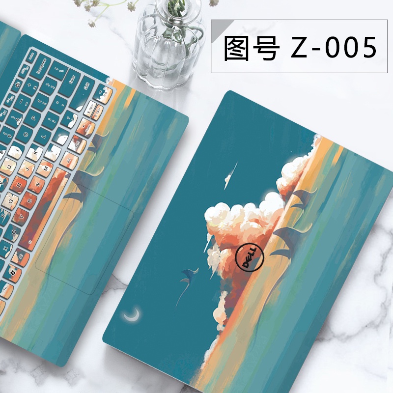 3pcs Full Cover Cartoon Precut Computer Laptop Notebook Vinyl Skin ...