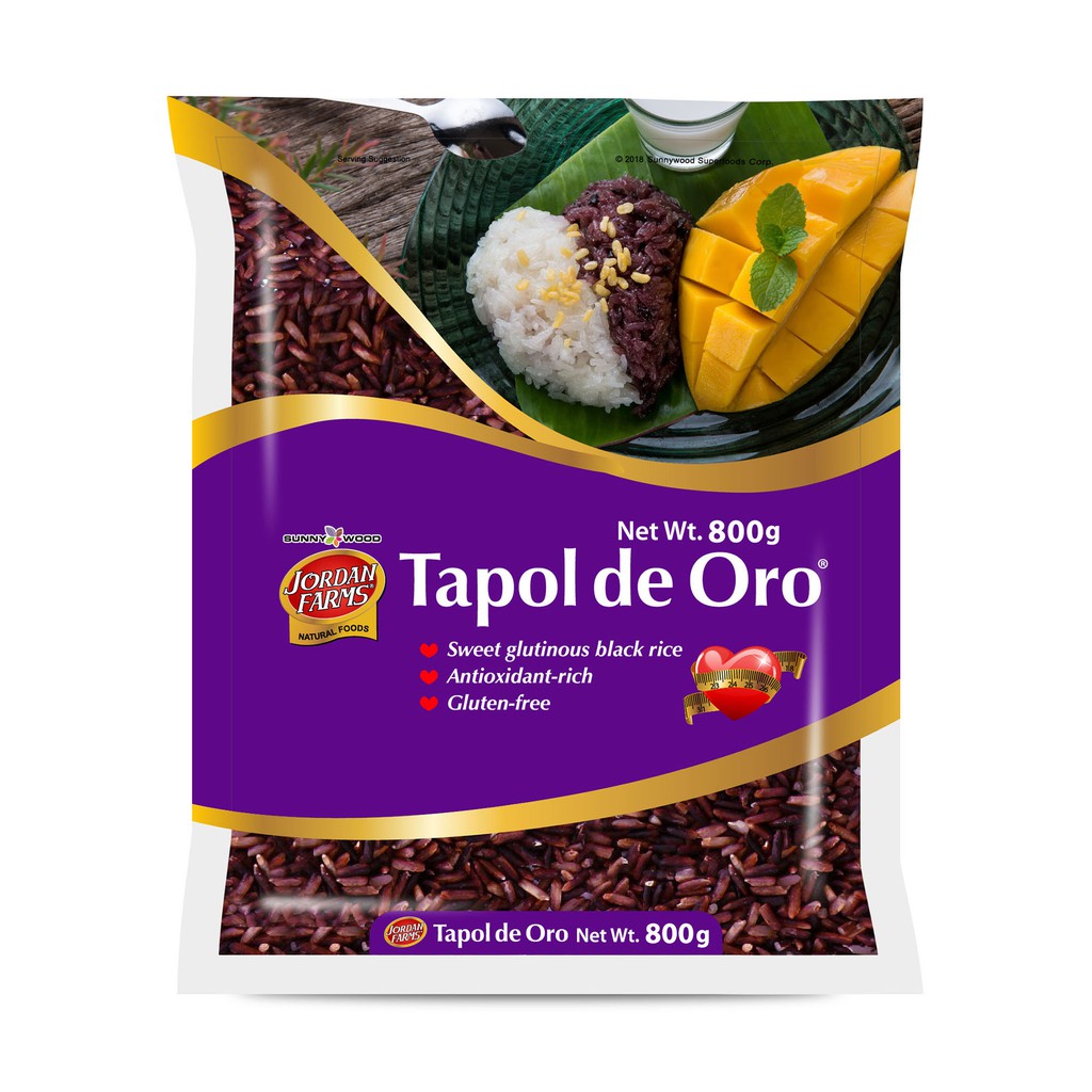 Jordan Farms Tapol De Oro Glutinous Rice 800g (Purple Malagkit ...
