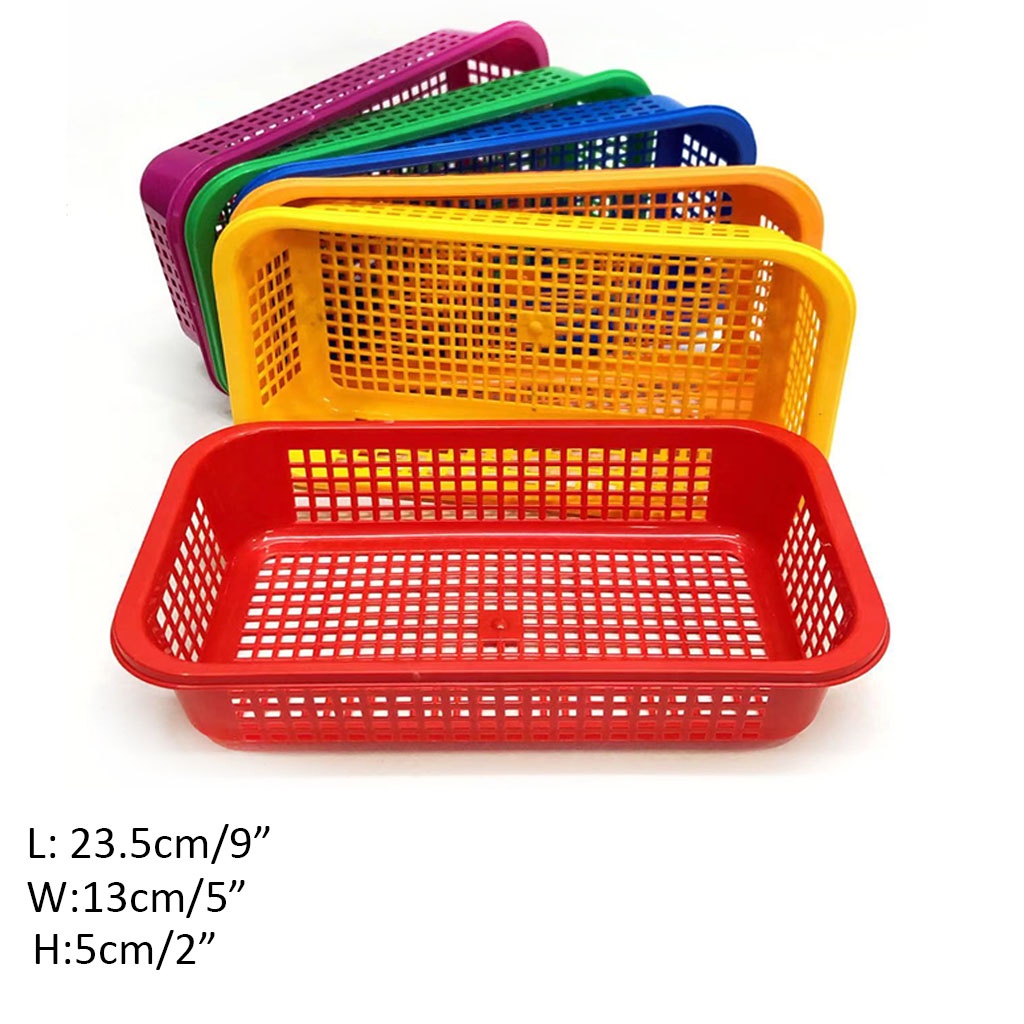 COD Multipurpose Plastic Basket Tray Rectangular Storage Trays ...