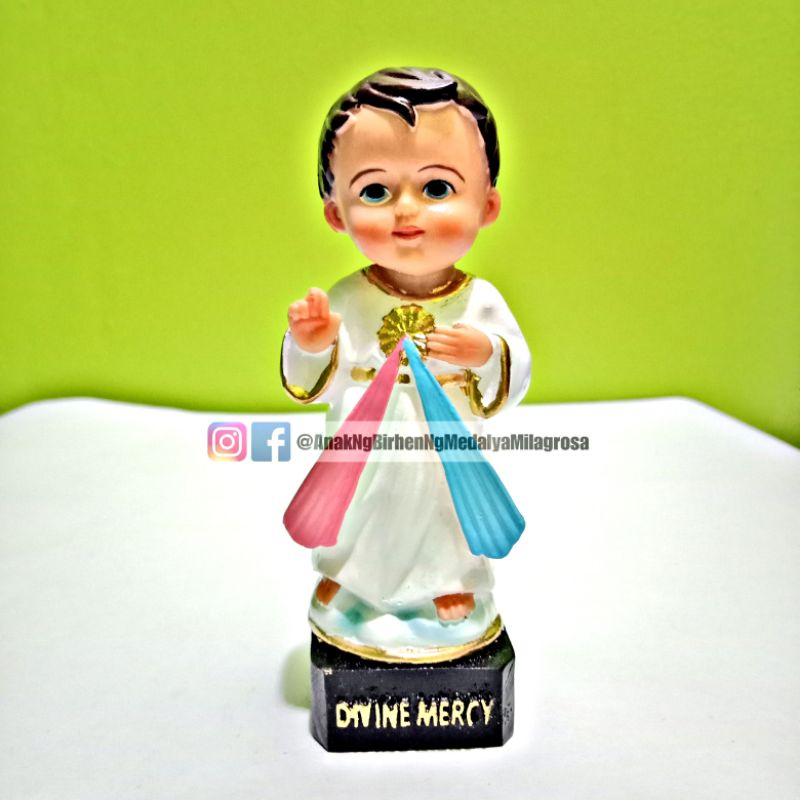 Divine Mercy Chibi Bambini Bambino Religious Item Saint Holy Image Mini ...