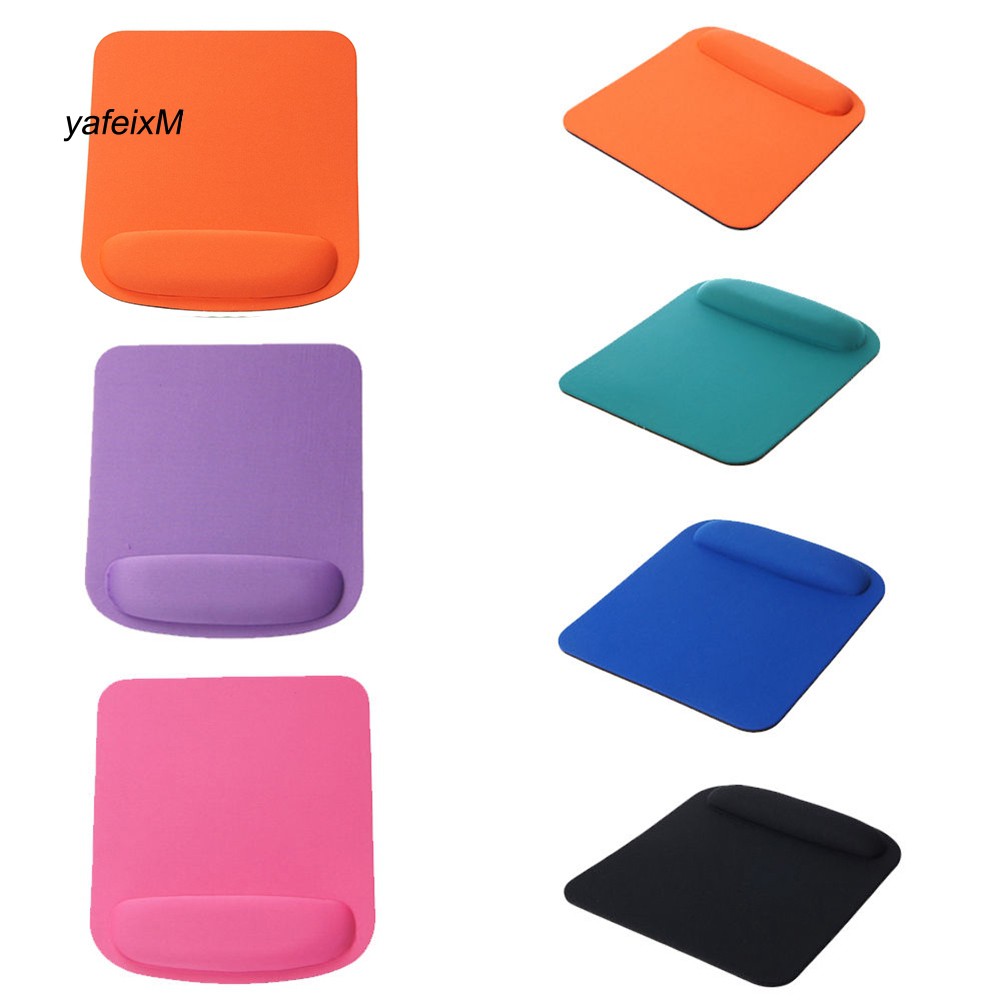 [Big Sale] Solid Color Square Mouse Pad Soft Wrist Rest Design PC ...