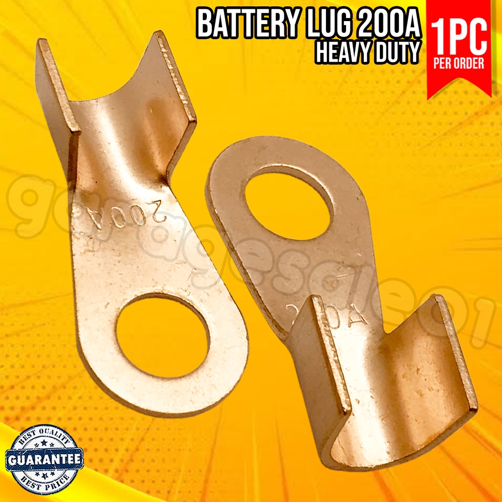 Duty Pure Copper Battery Lug 200A (Per Piece) | Shopee Philippines