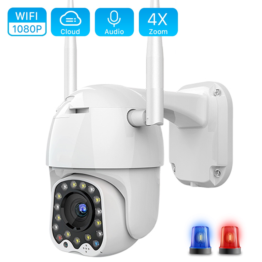Cloud 1080P Wifi PTZ Camera Outdoor 2MP Auto Tracking CCTV Home ...