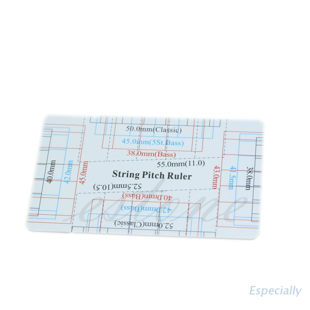 ESP New Guitar Bass Ruler String Pitch Ruler Action Ruler Card Vernier ...
