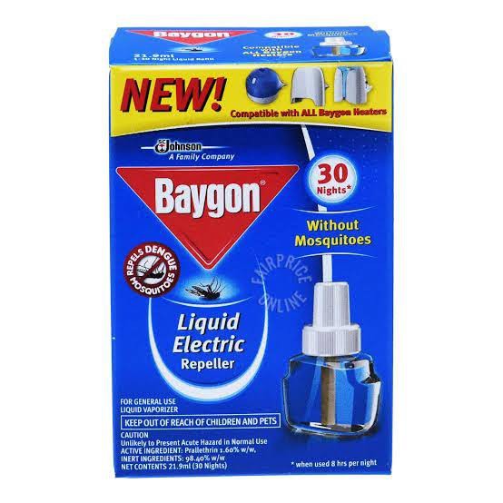 ★Baygon Electric Anti-Dengue Mosquito Liquid Repellent/Repeller Refill ...