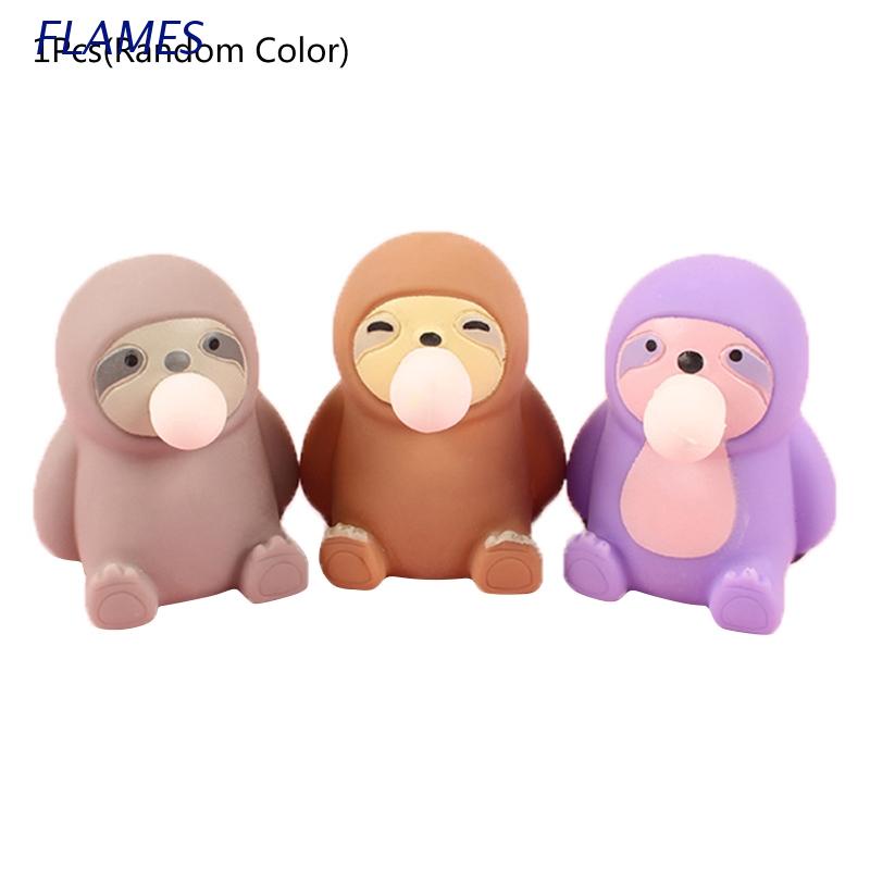 FL Stress Toy Ball Realistic Sloth Fidget Doll Squeeze Toy Photostudio ...