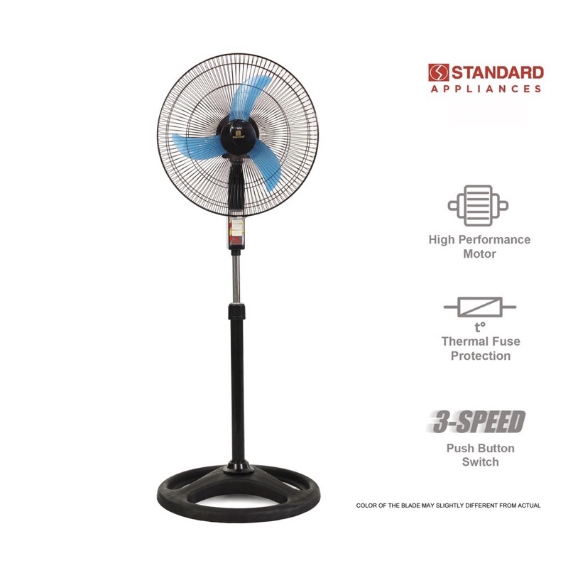 Standard Stand Fan 16 inches SSM-16B banana blade | Shopee Philippines