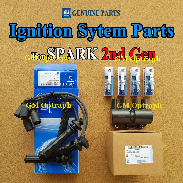 SPARK 2nd Gen (2010~15) IGNITION COIL / HIGH TENSION WIRES / SPARK ...