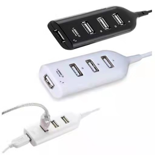 4 Port USB Hub High Speed Transfer Extension Adapter Portable USB 2.0 ...