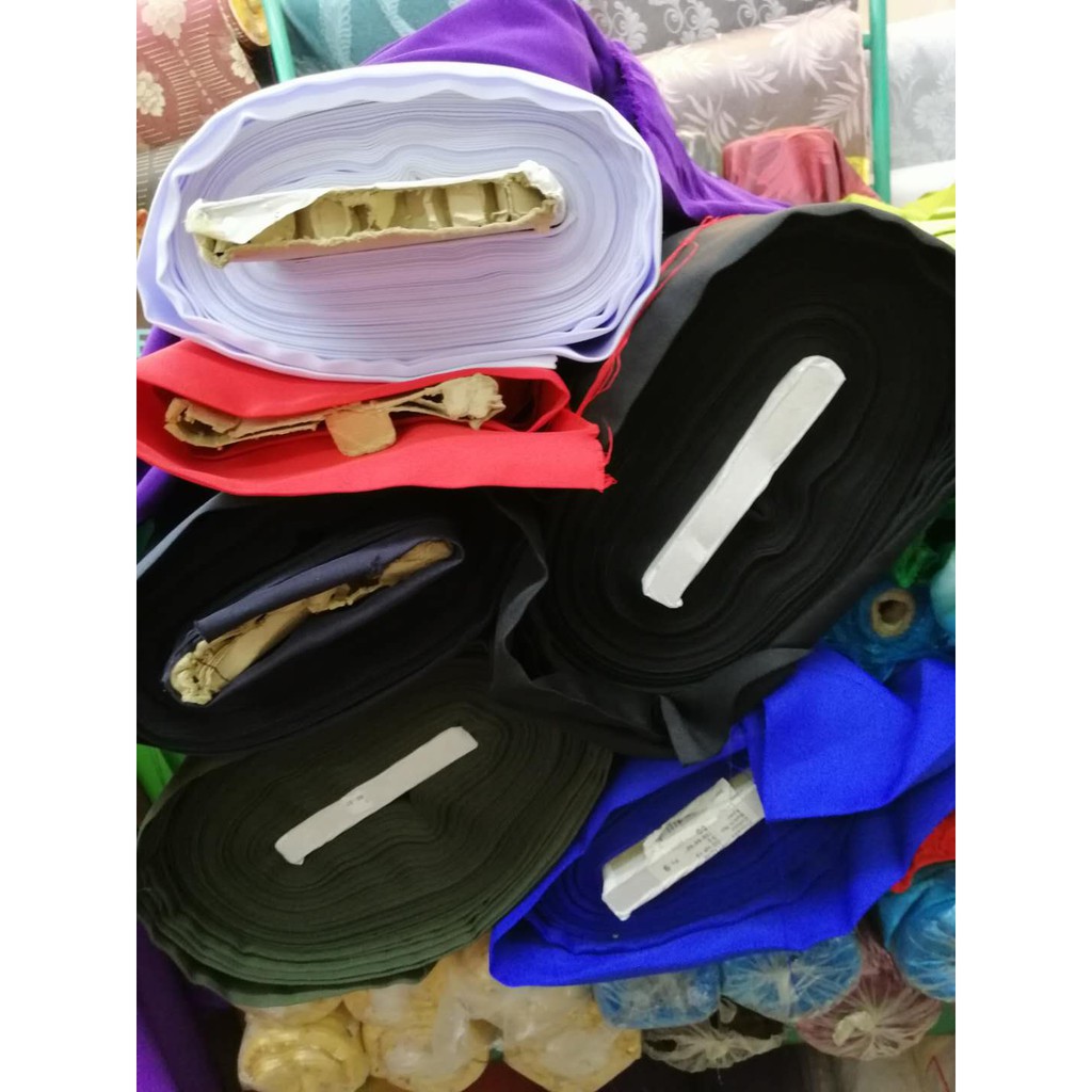 KAIN UNIFORM YELLOW LINE (BIDANG 60") | Shopee Philippines