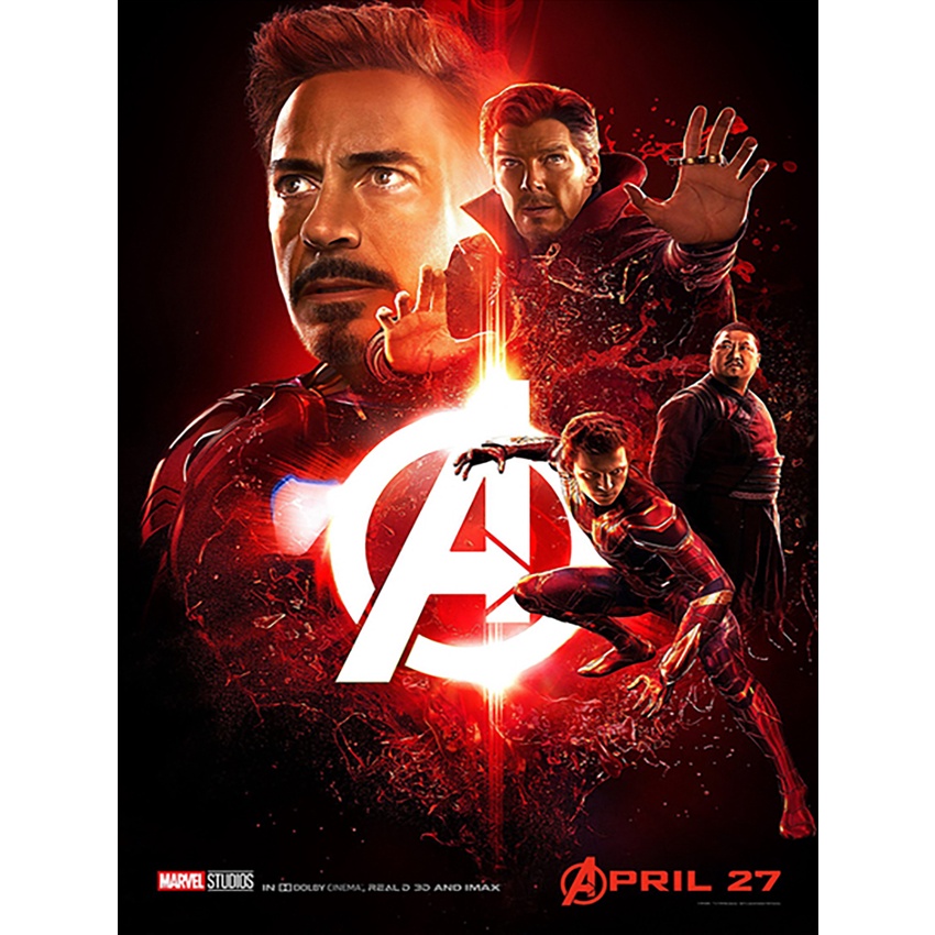 DIY Paint By Numbers Marvel Avengers Iron Handmade Oil Painting By ...