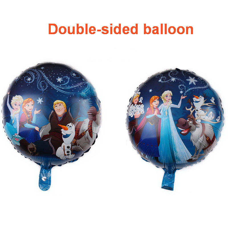 18 inch Frozen Cartoon Theme Double-sided Design Aluminum Film Balloon ...