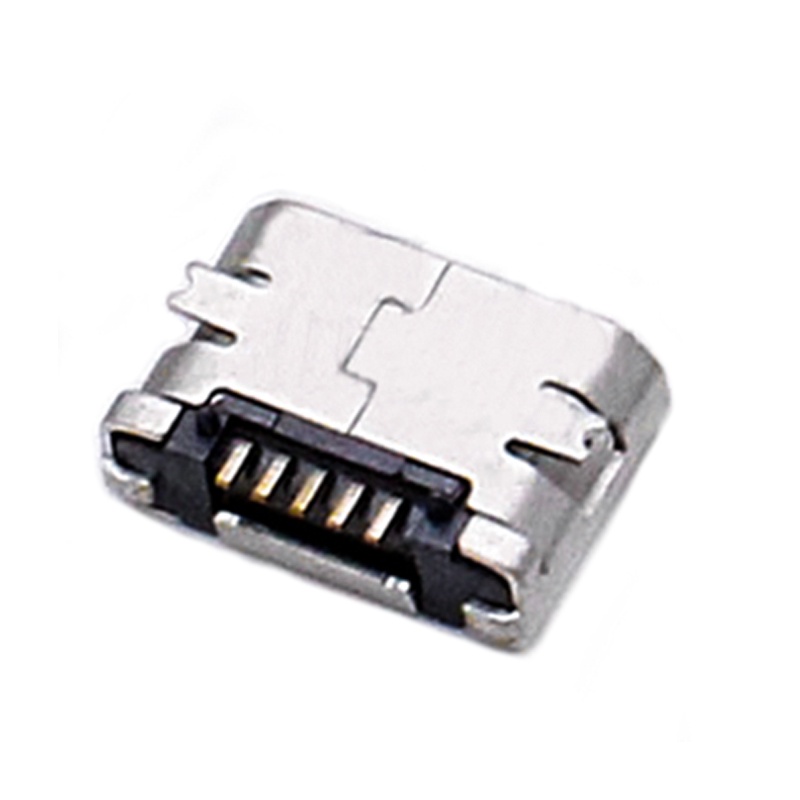 50pcs/Set 5Pin Micro-B SMD Micro USB Connector Female Port Socket Tail ...