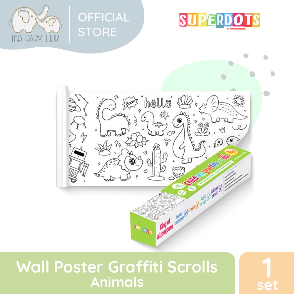 Superdots Wall Poster Graffiti Scrolls | Shopee Philippines
