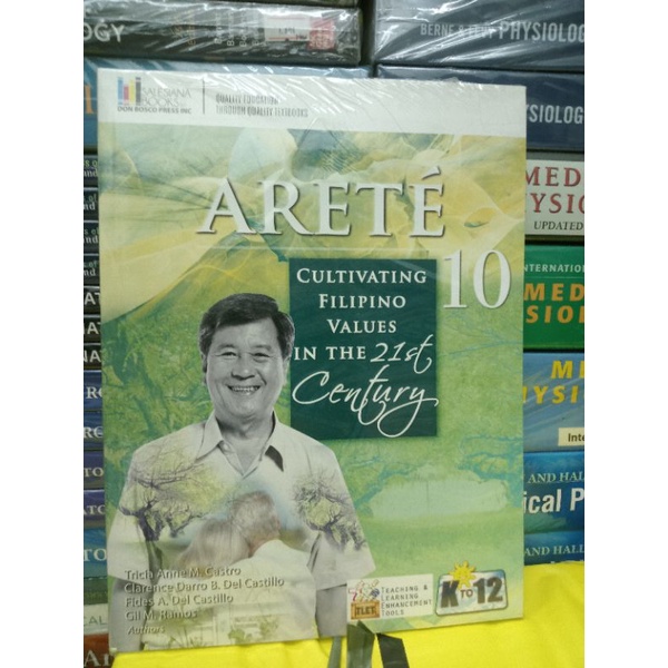 Arete Cultivating Filipino Values Grade 8,9,10 per book | Shopee ...