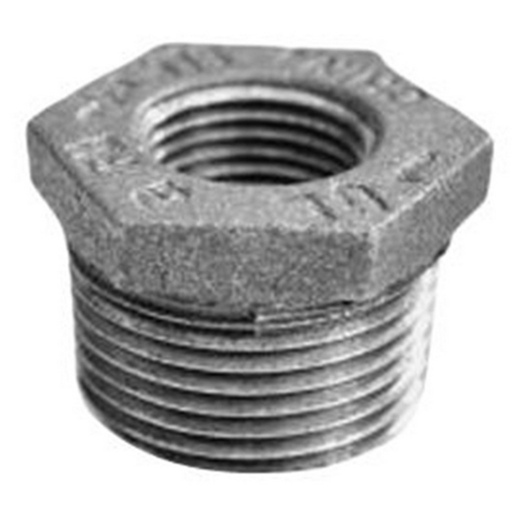 MECH GI BUSHING REDUCER 1-1/4" X 1" SCH40 STANDARD GALVANIZED IRON ...