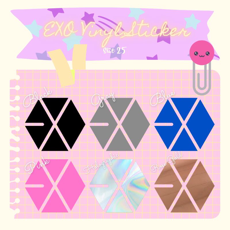 EXO Logo Vinyl Sticker | Shopee Philippines