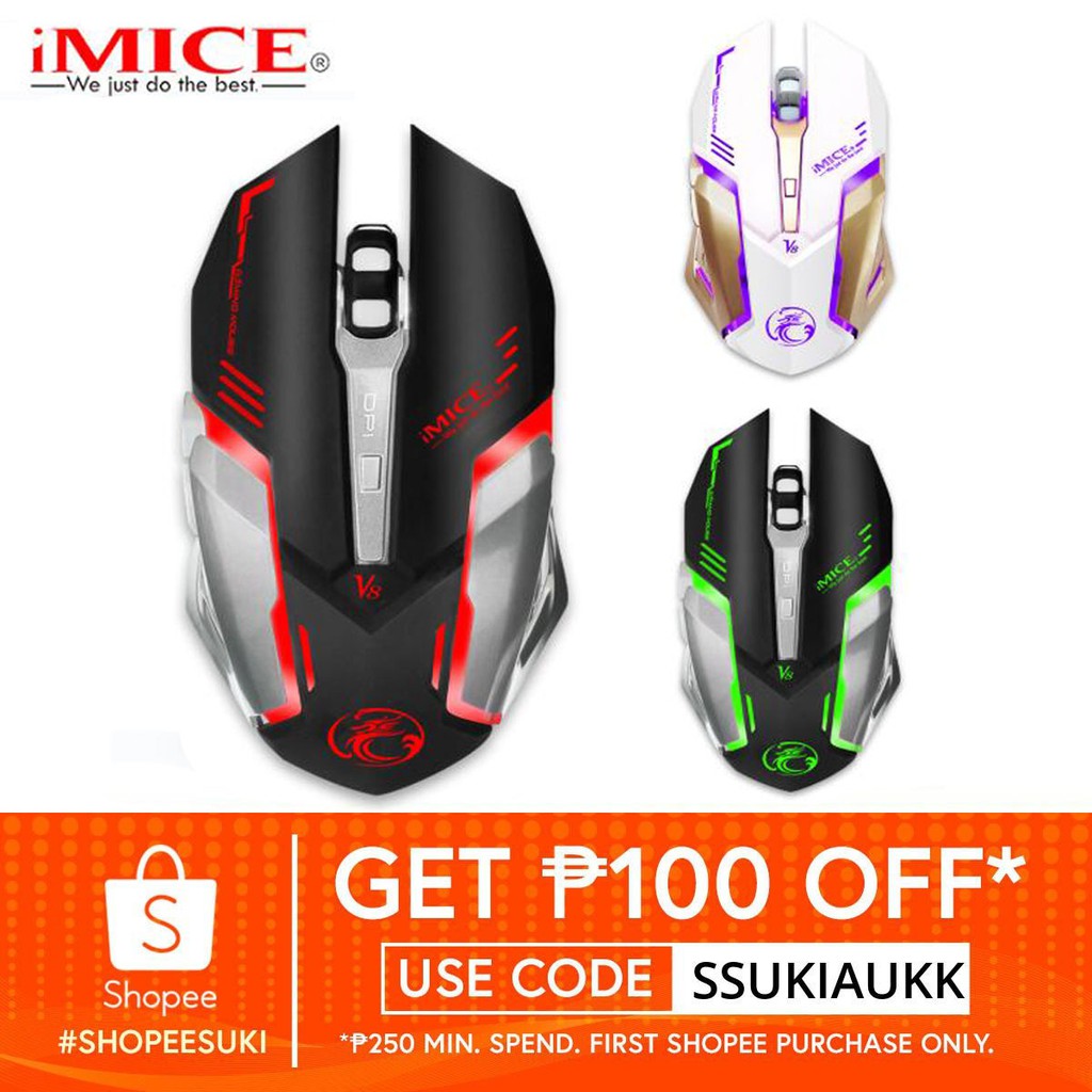 Original iMICE V6 High-Speed 6 Keys E-Sports 6D Gaming Mouse | Shopee ...