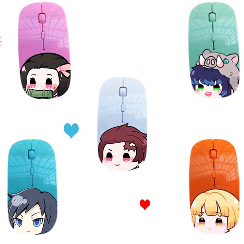 Anime Demon Slayer Kimetsu No Yaiba Kamado Tanjirou Nezuko Mice USB ...