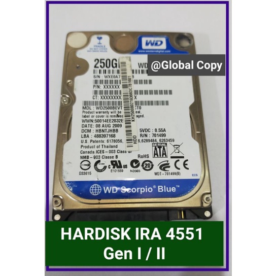 MESIN Ira Advance 4545i gen1/gen2 Photocopy Machine Hard Drive full ...