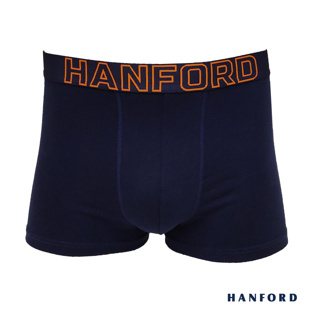 Hanford Men Cotton w/ Spandex Boxer Briefs Neon Collection Russet ...