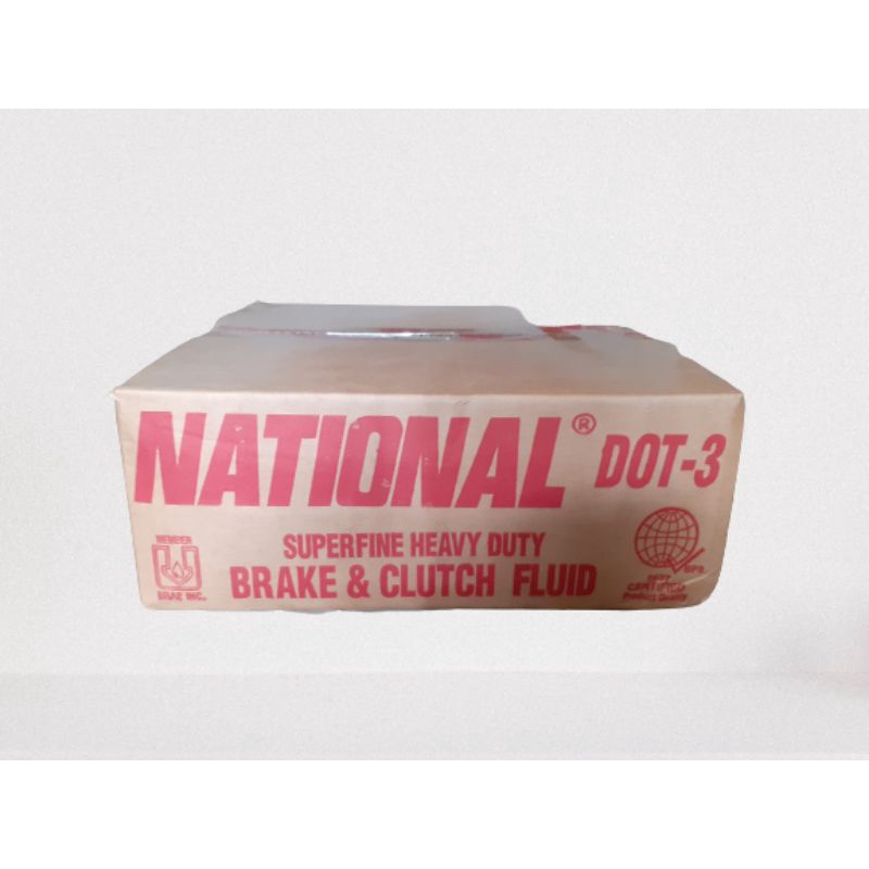 NATIONAL BRAKE FLUID DOT-3 (36x170 ML) | Shopee Philippines