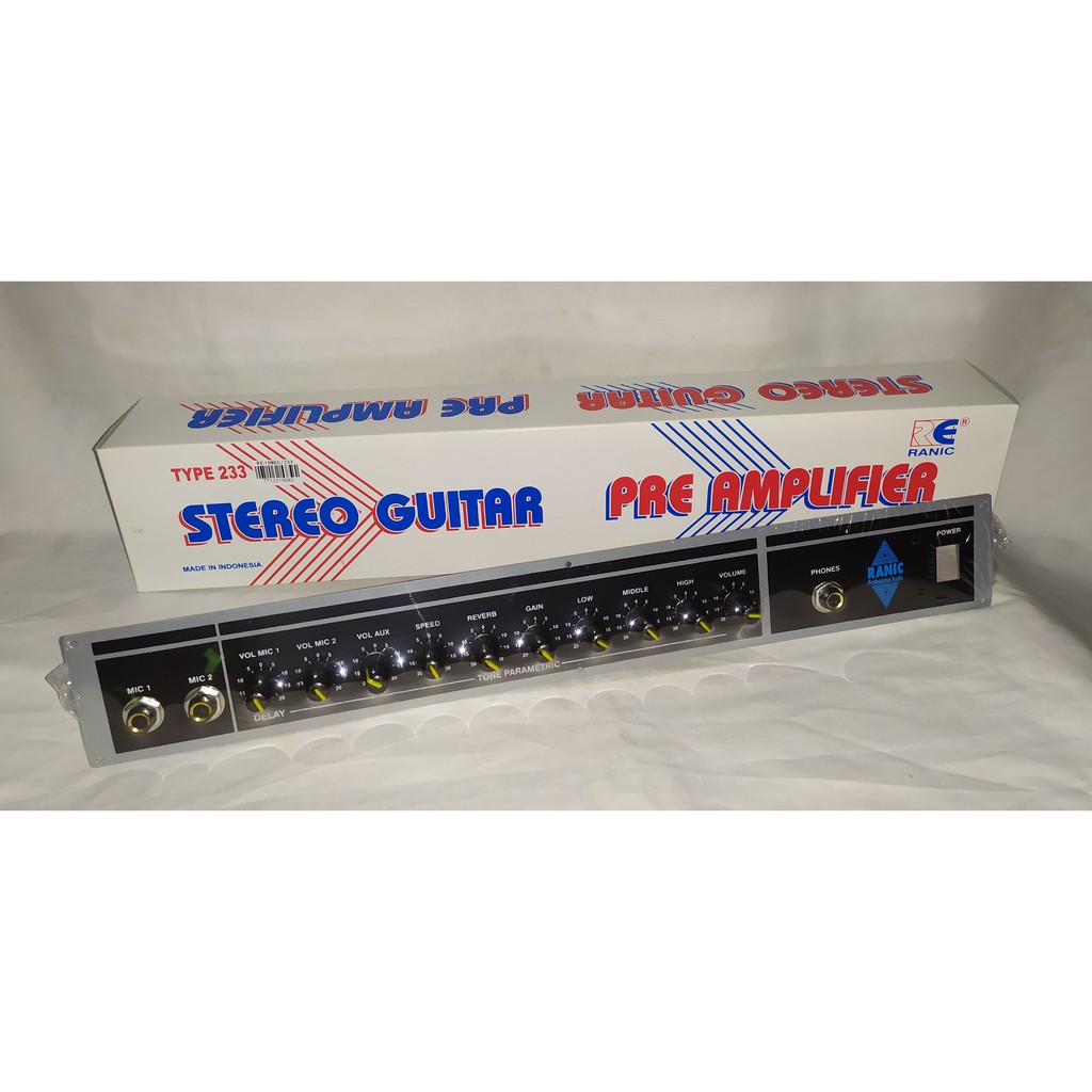 STEREO Ranic Type 233 GUITAR Pre Amplifier Tone Control Kit | Shopee ...