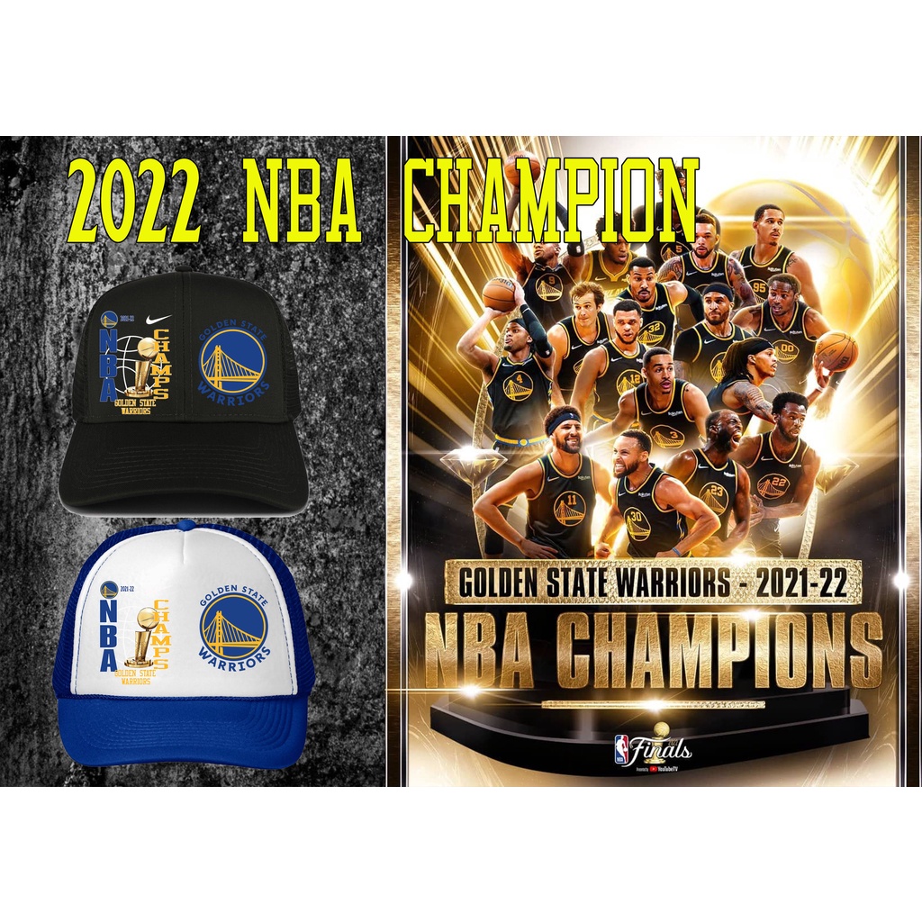 NBA FASHION DESIGN GSW CHAMPION CAP | Shopee Philippines