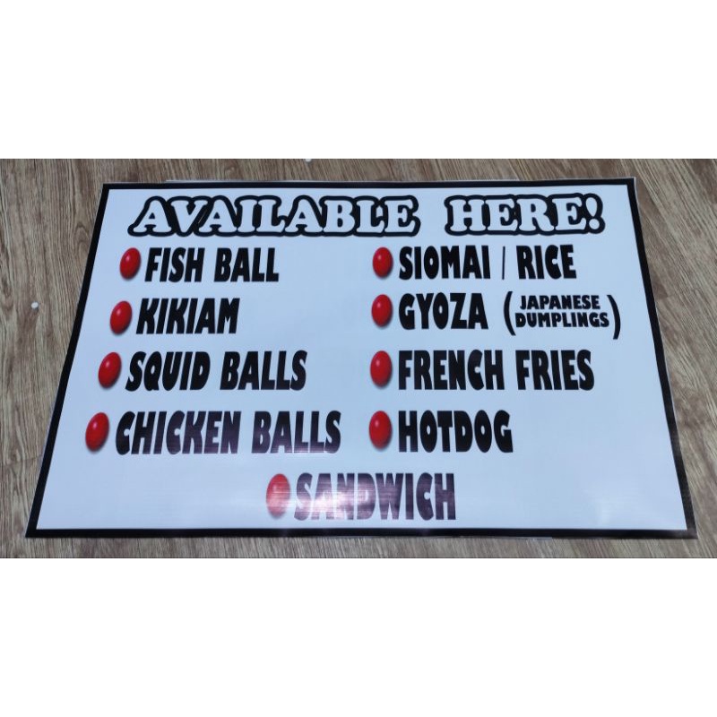 Cheapest Tarpaulin Printing 10oz (Manipis) | Shopee Philippines