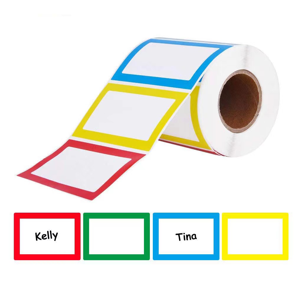 150Pcs/Roll Name Tags Labels Colorful Generic Name Stickers for School ...