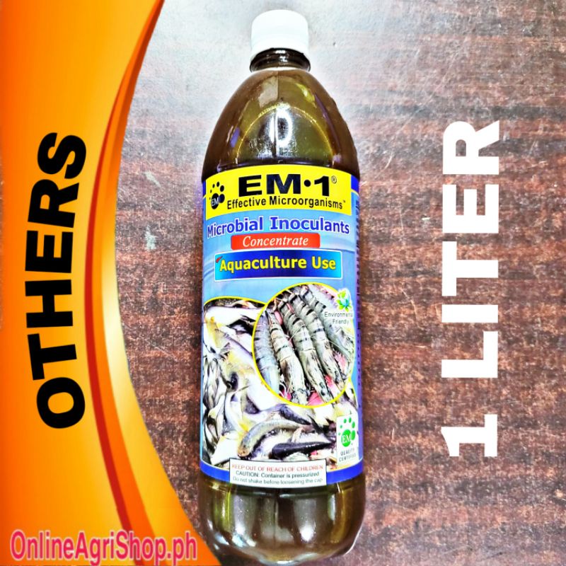 EM 1 MICROBIAL INOCULANTS FOR AQUACULTURE USE (1 LITER) BY HARBEST ...