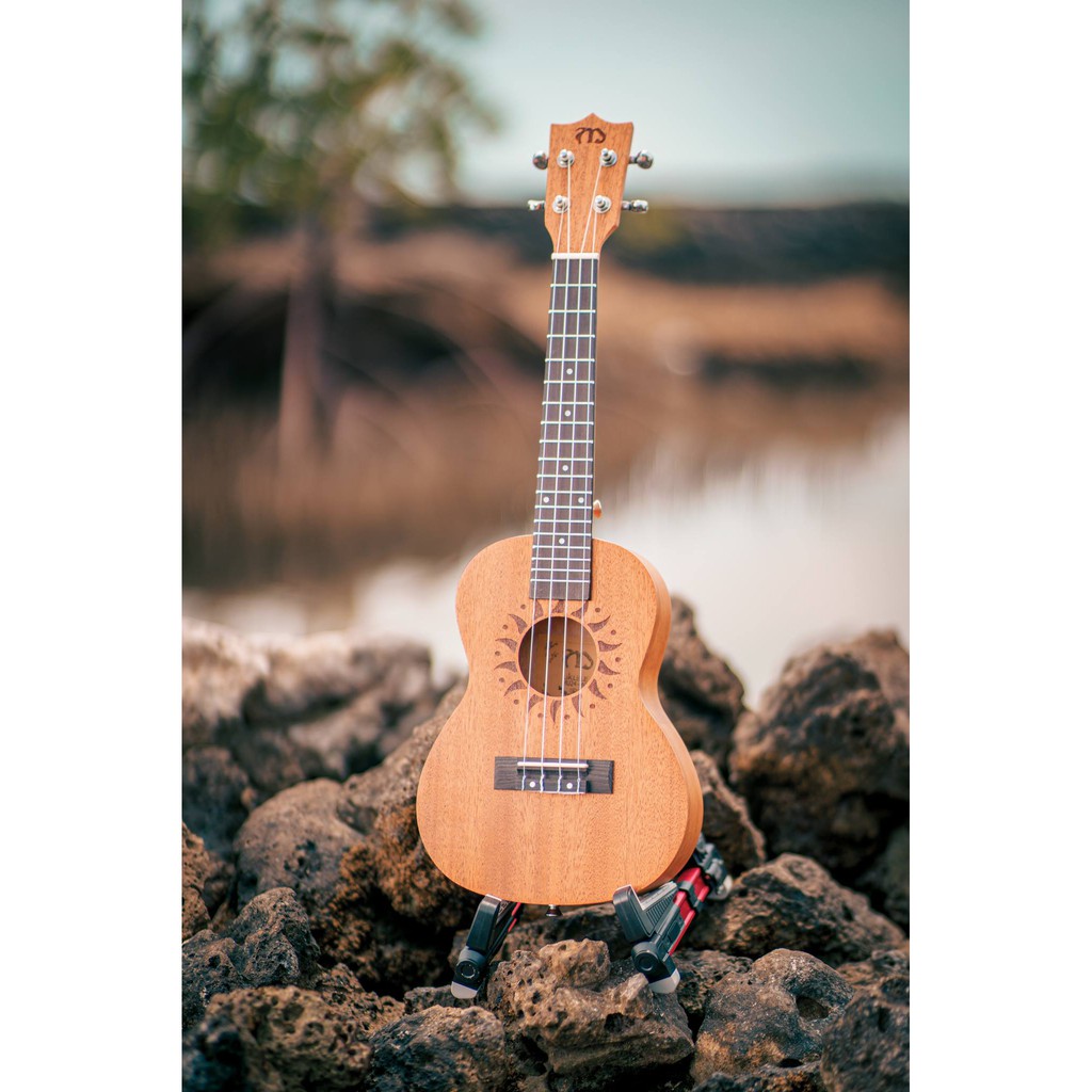 Makulele 24'inches Sun Concert Ukulele Mahogany with Freebies | Shopee ...
