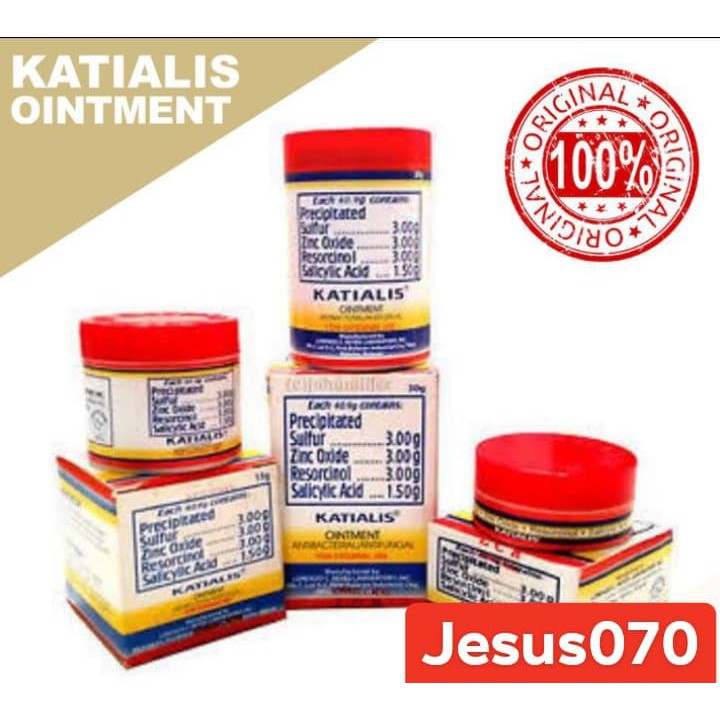 KATIALIS Ointment Antibacterial/Antifungal 5g / 15g / 30g | Shopee ...