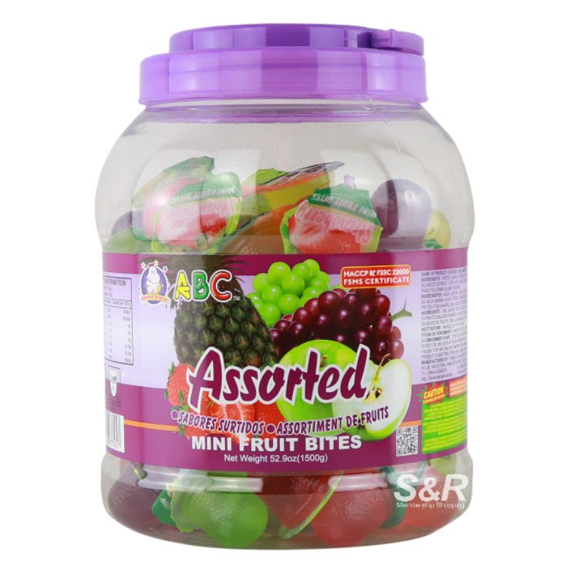 ABC Assorted Mini Fruit Bites 1500g | Shopee Philippines