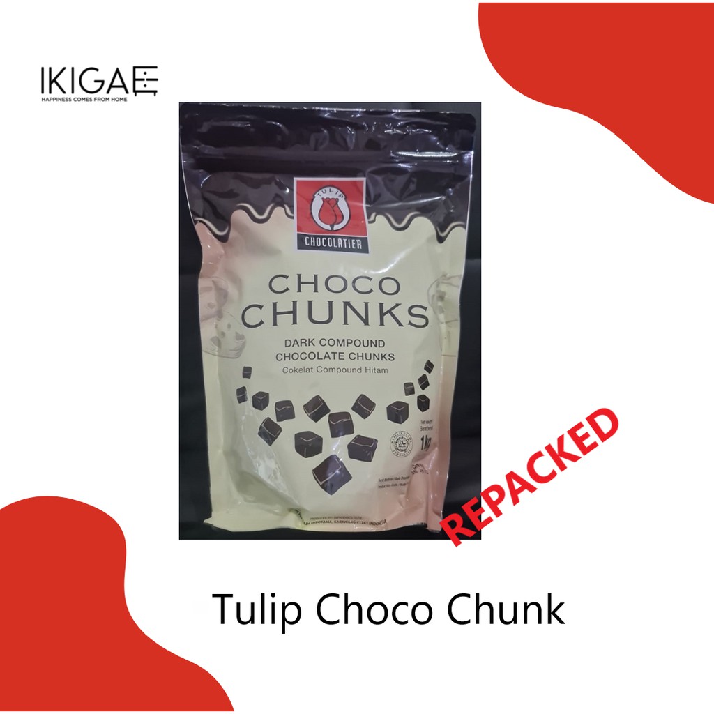 TULIP CHOCO CHUNKS DARK COMPOUND REPACKED | Shopee Philippines
