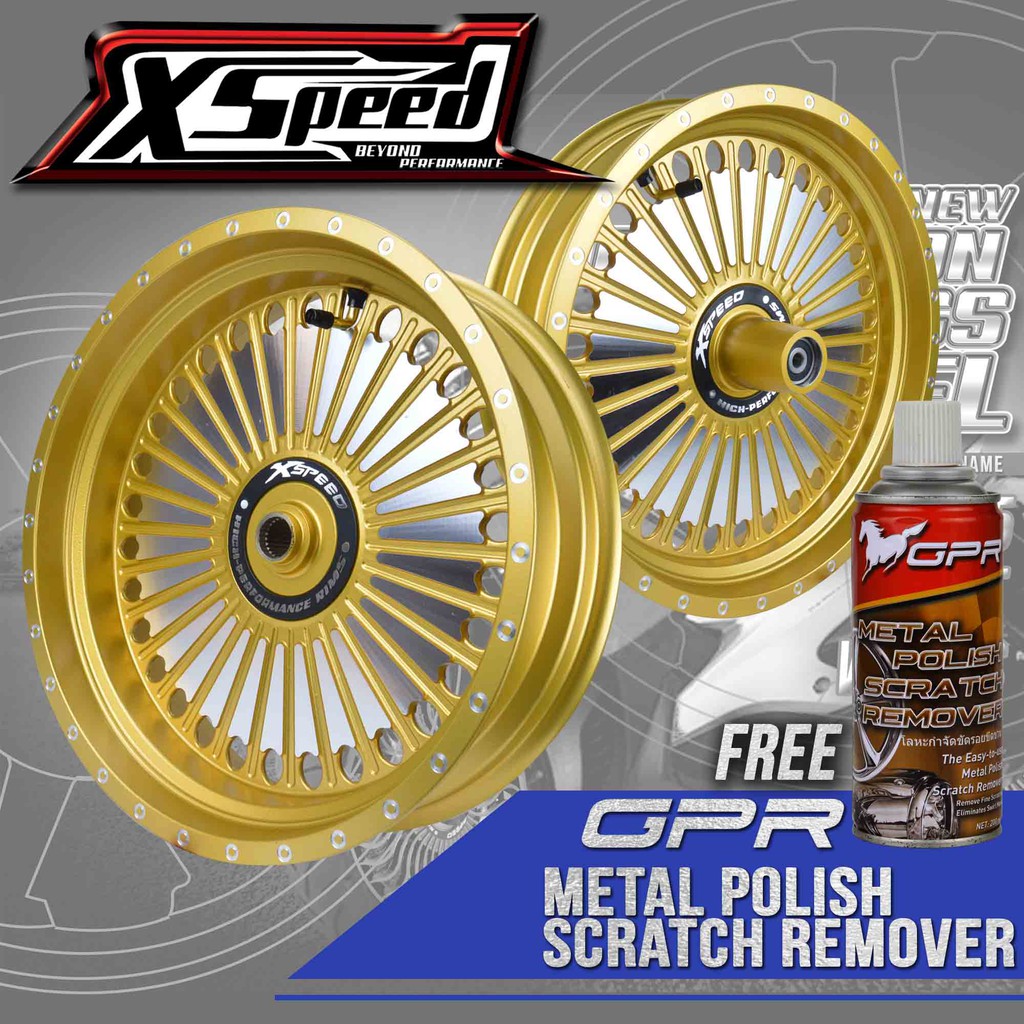 XSPEED MAGS SPIN WHEEL YAMAHA NMAX GOLD SILVER | Shopee Philippines