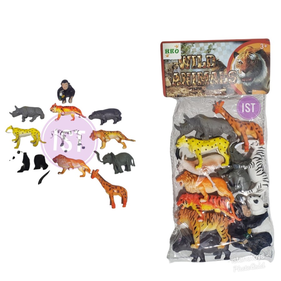 Animal Toys Animal Figures Wild Animal Bags Cartoon Toys kids Toys ...